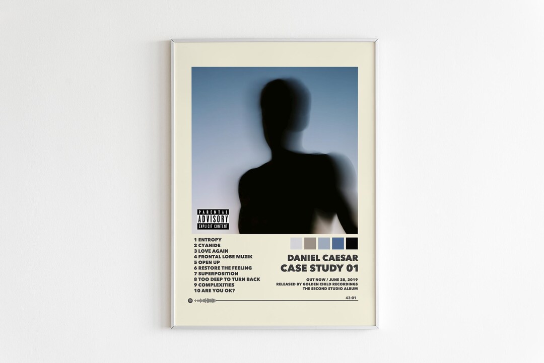 Daniel Caesar Posters Case Study 01 Album Poster Tracklist Album Cover ...