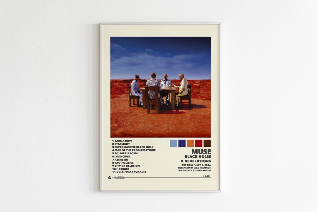 Muse Posters / Black Holes & Revelations Poster / Muse, Album Cover ...