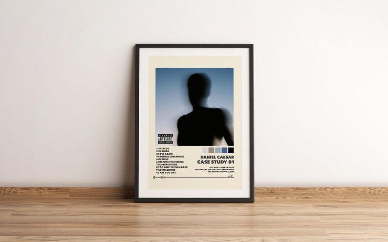 Daniel Caesar Posters Case Study 01 Album Poster Tracklist Album Cover ...