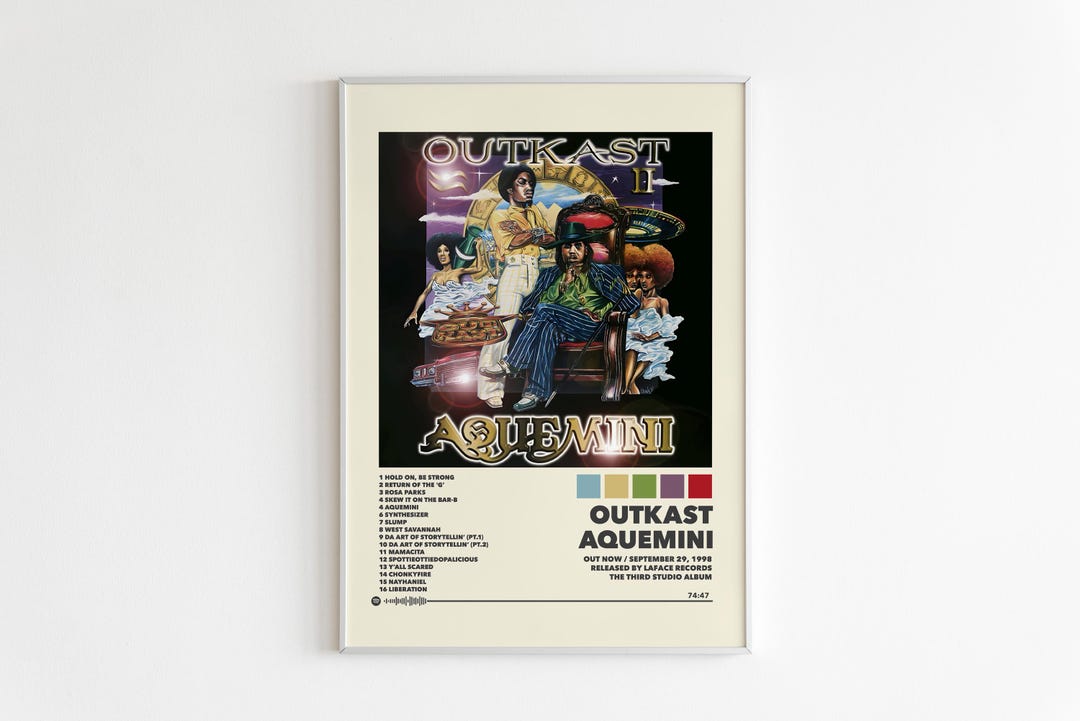 Outkast Posters / Aquemini Poster / Album Cover Poster / Tracklist ...