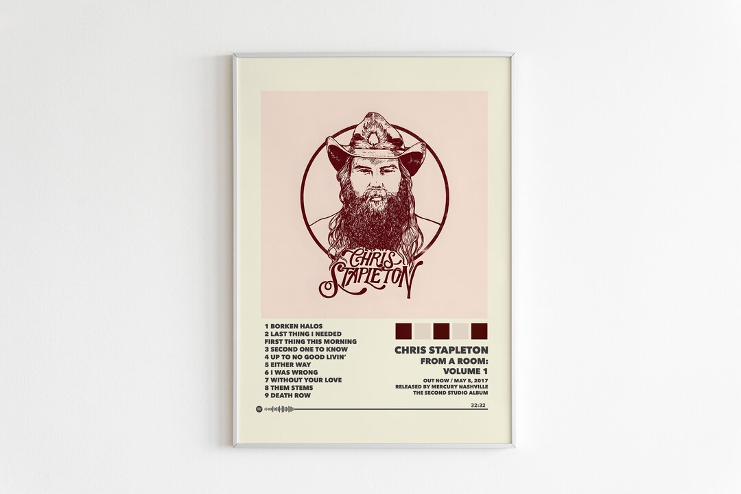 Chris Stapleton Posters / From a Room Volume 1 Poster / Traveller ...