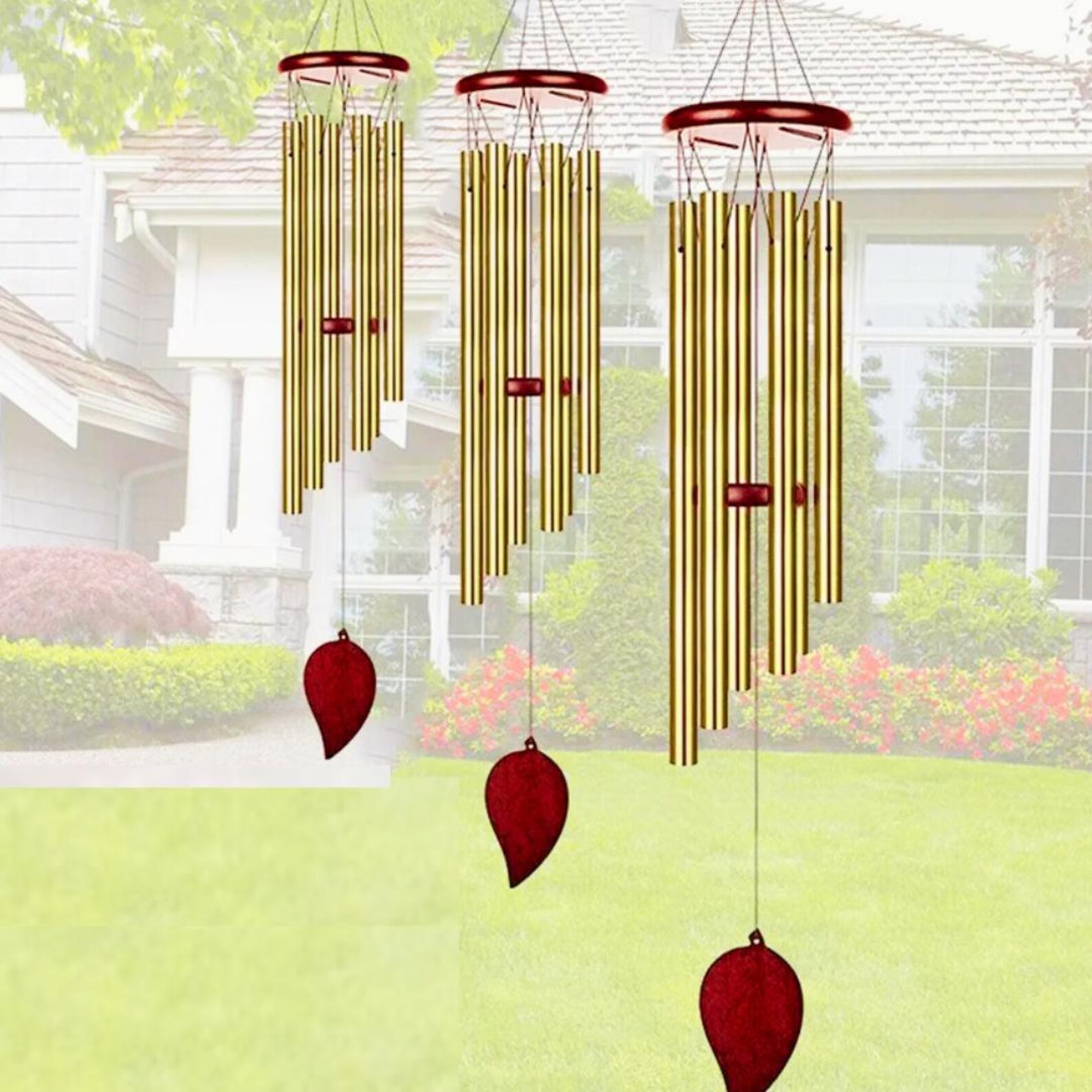 Good Luck Wind Chimes, 6 Tubes - Etsy
