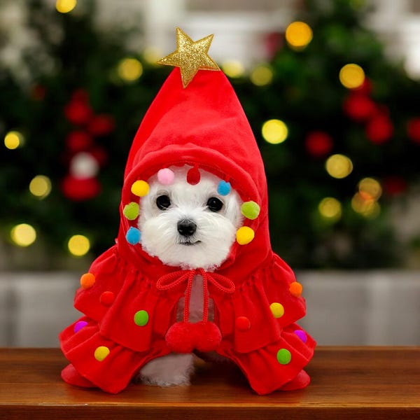 Dog in Christmas Costume - Etsy