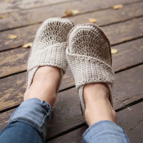Wrap and Button Adult Booties Crochet Pattern Instant | Etsy