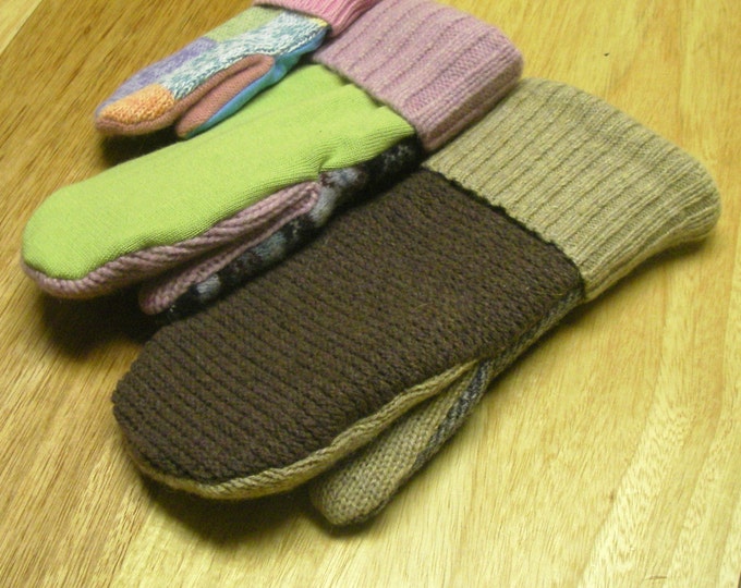 PDF Pattern - Easy Recycled Sweater Mittens - Etsy