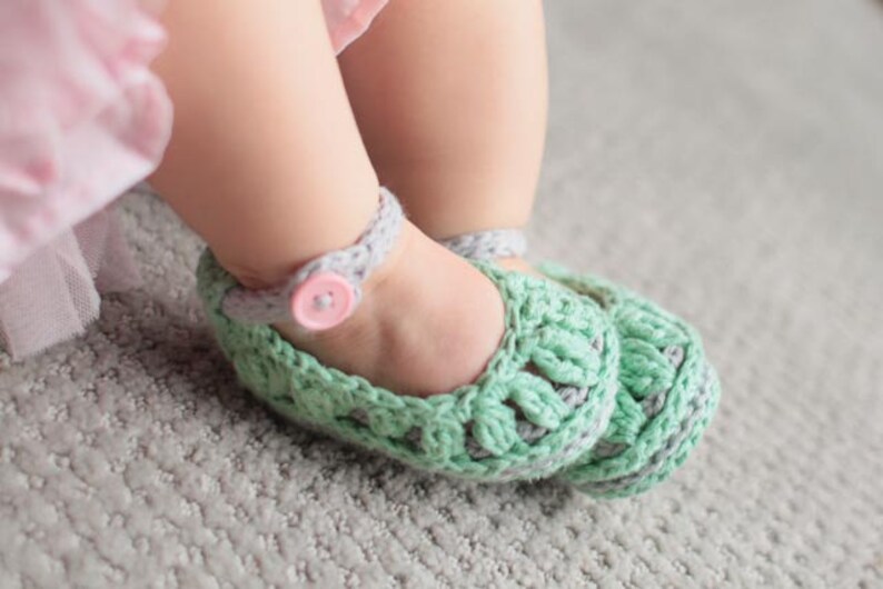 Crochet Baby Booties Pattern Molly Summer Slippers - Etsy