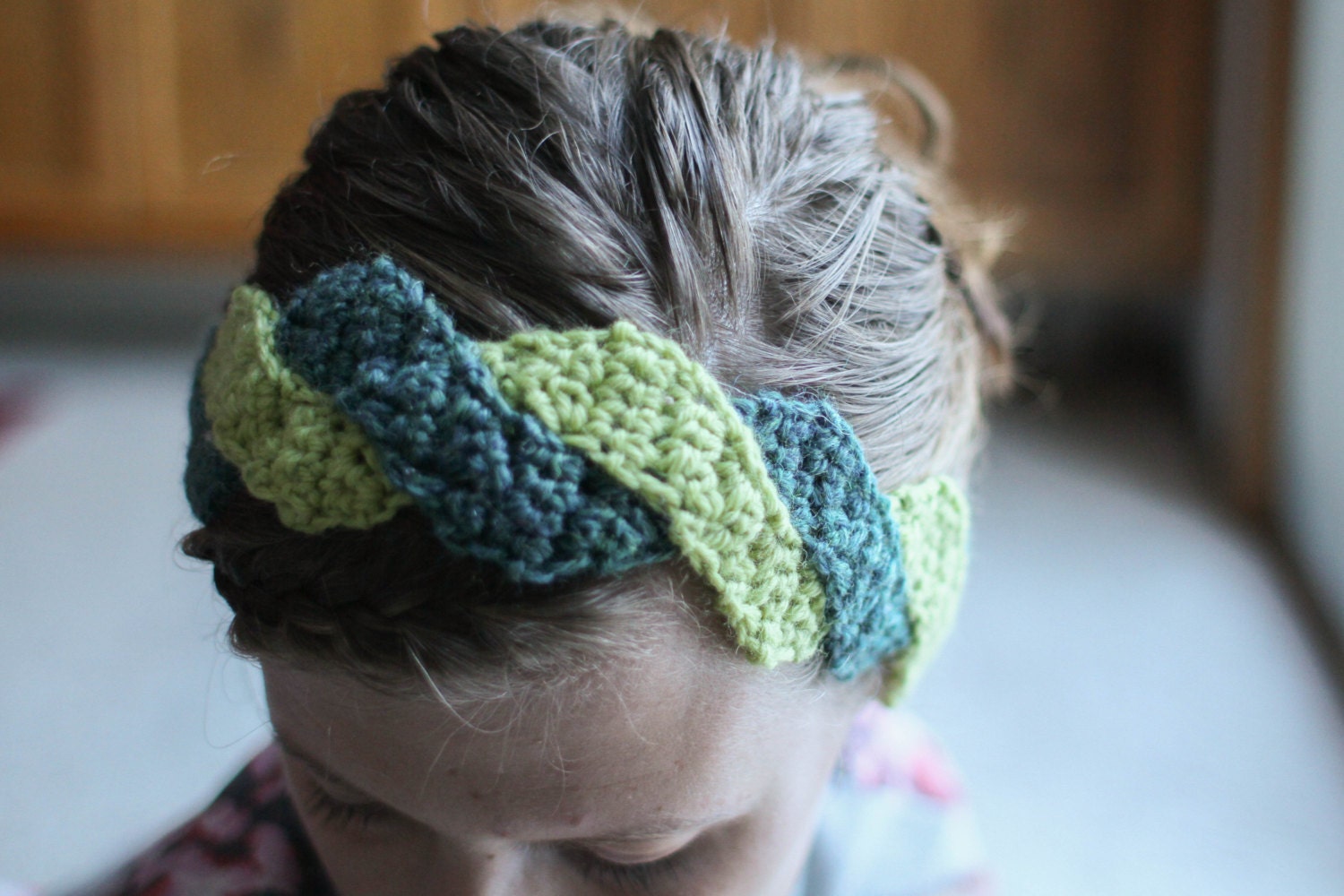 Instant Download Crochet Pattern Braided Headwrap Baby to | Etsy