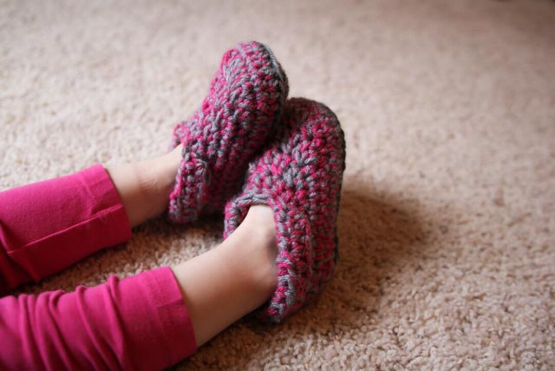 Instant Download - Crochet Pattern - Toddler Child Slippers - Etsy