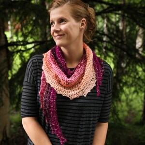 Crochet Shawl Pattern - Coffee Shop Shawl - Etsy