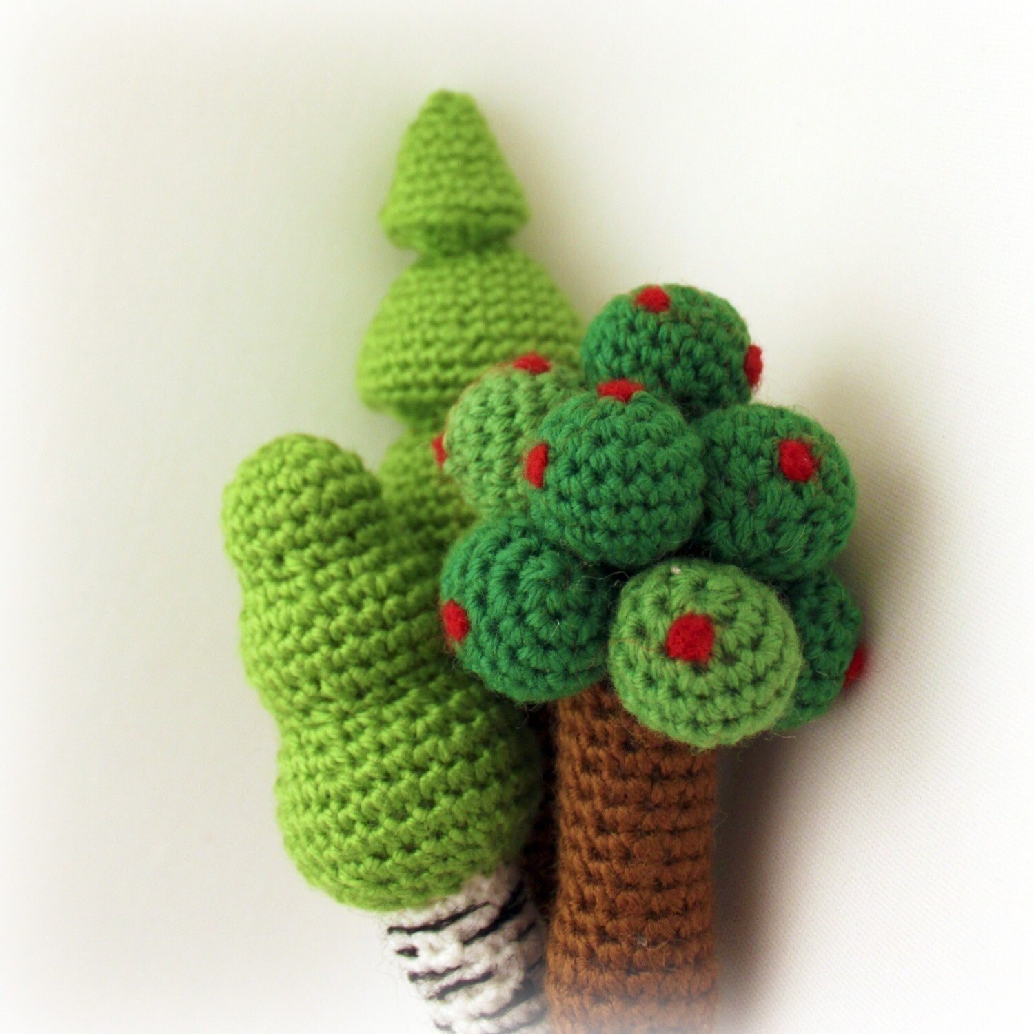 Instant Download Crochet Pattern Three Tree Rattles | Etsy