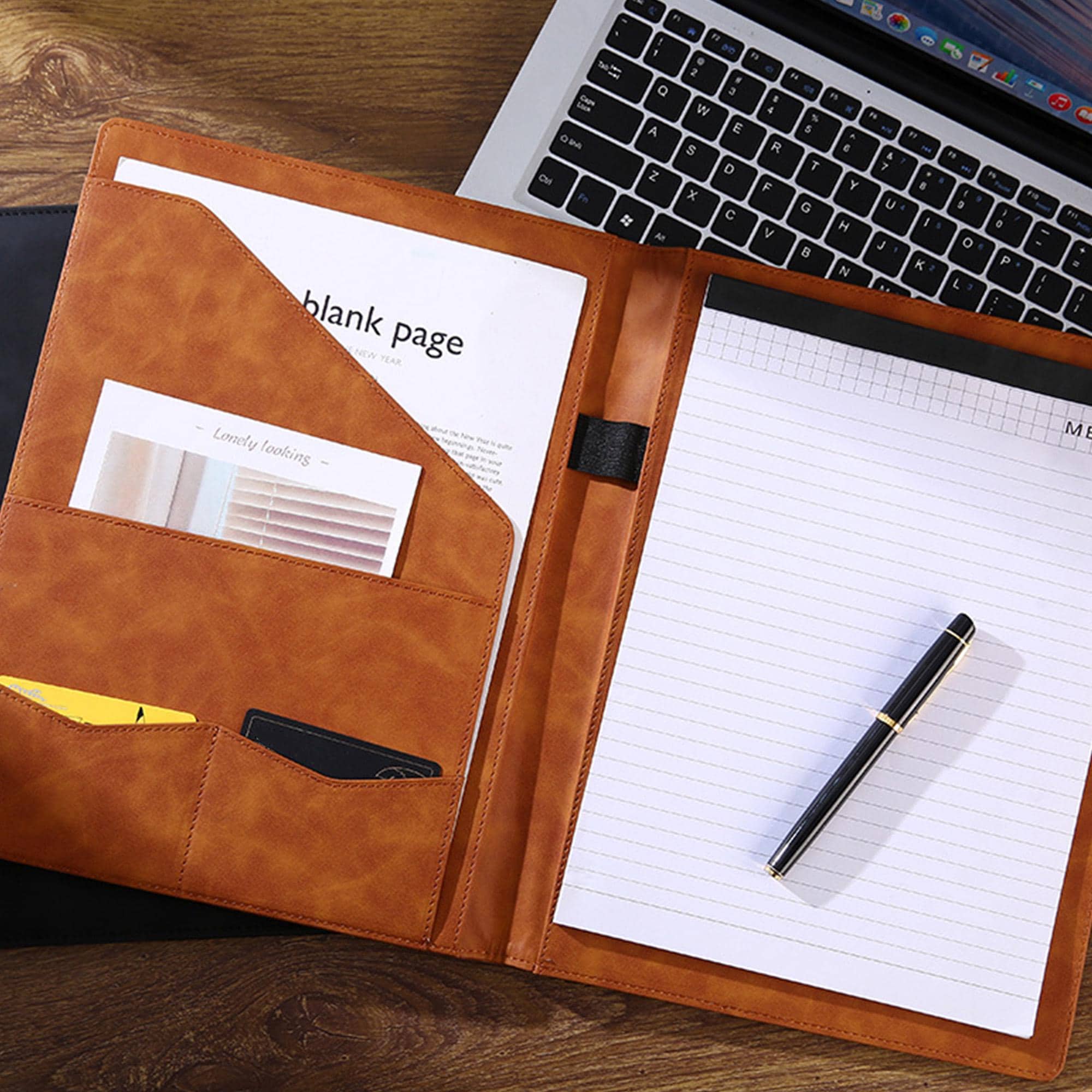 Personalized Leather Portfolio, Custom Portfolio With Name, A4 Leather ...