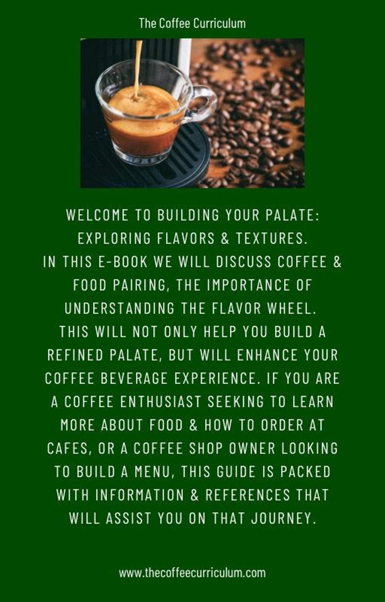 Building Your Palate: A Coffee & Food Pairing Guide to Exploring ...