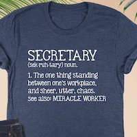 Secretary Day, Tarot Card the Secretary Graphic Tee, Gift for ...