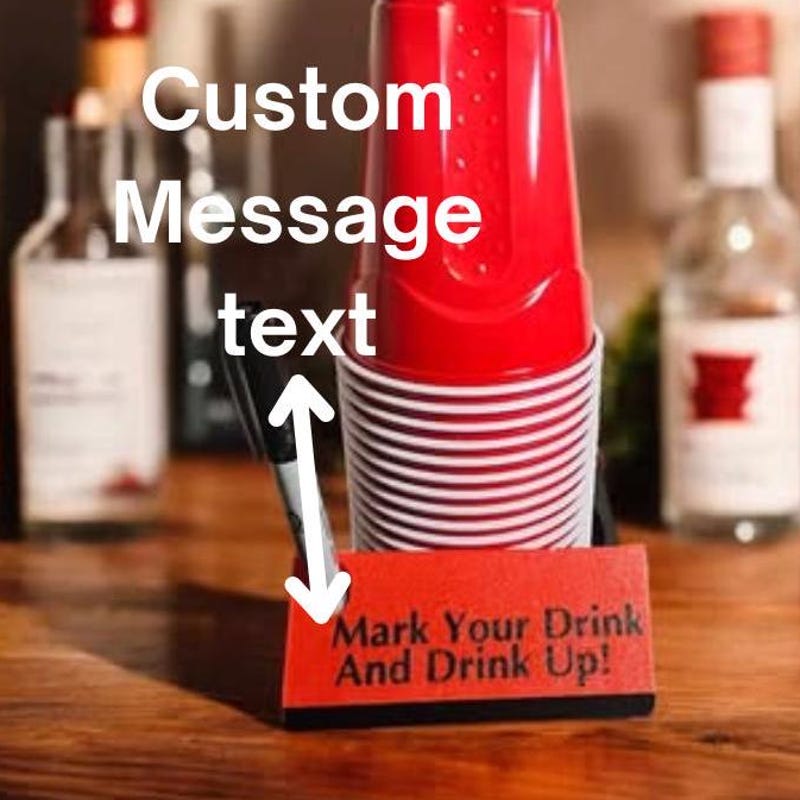 Mark Your Cup and Drink Up - Etsy