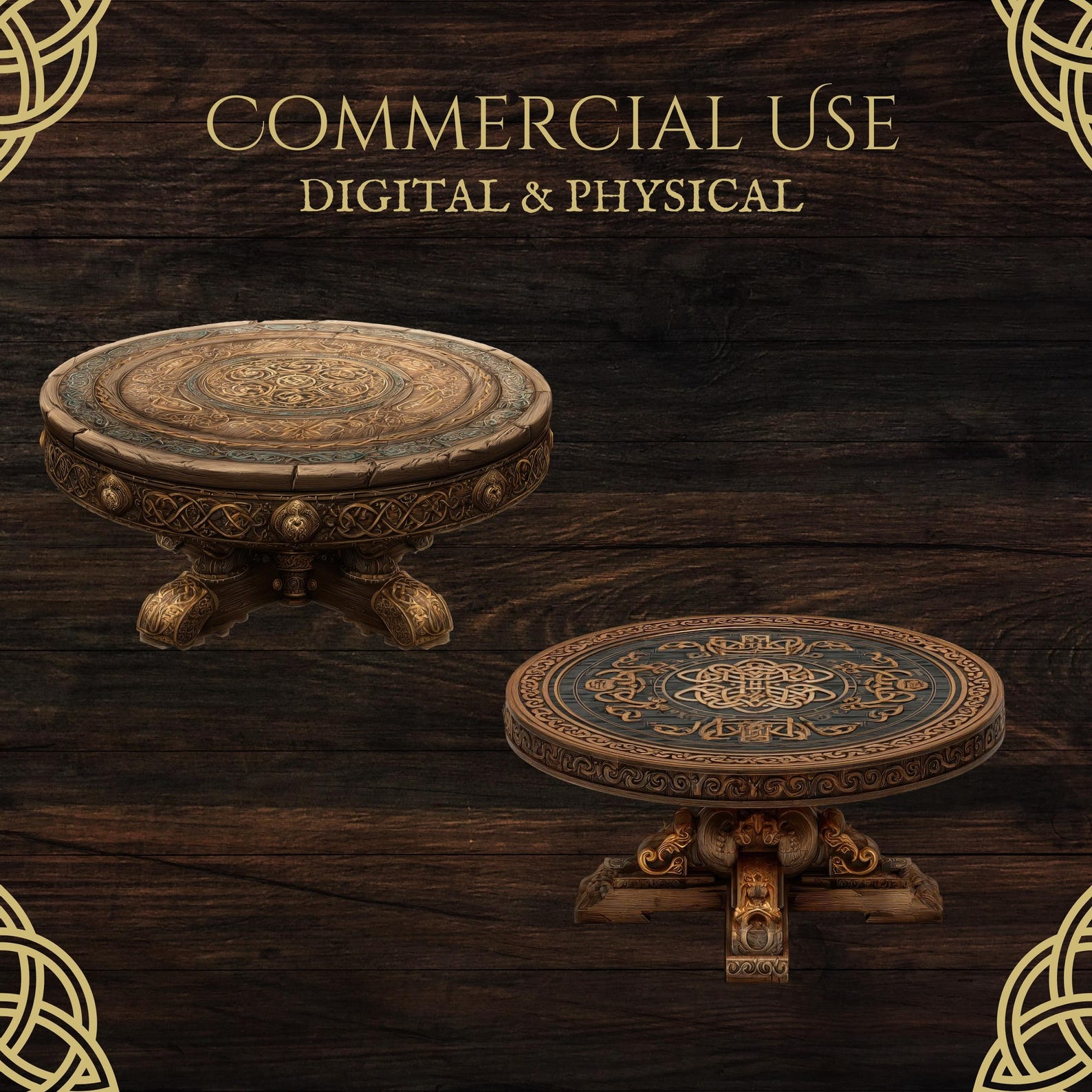 Viking Table Clipart, Norse Furniture Png, Fantasy Tavern Decor, Rpg ...