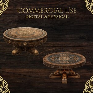 Viking Table Clipart, Norse Furniture Png, Fantasy Tavern Decor, Rpg ...