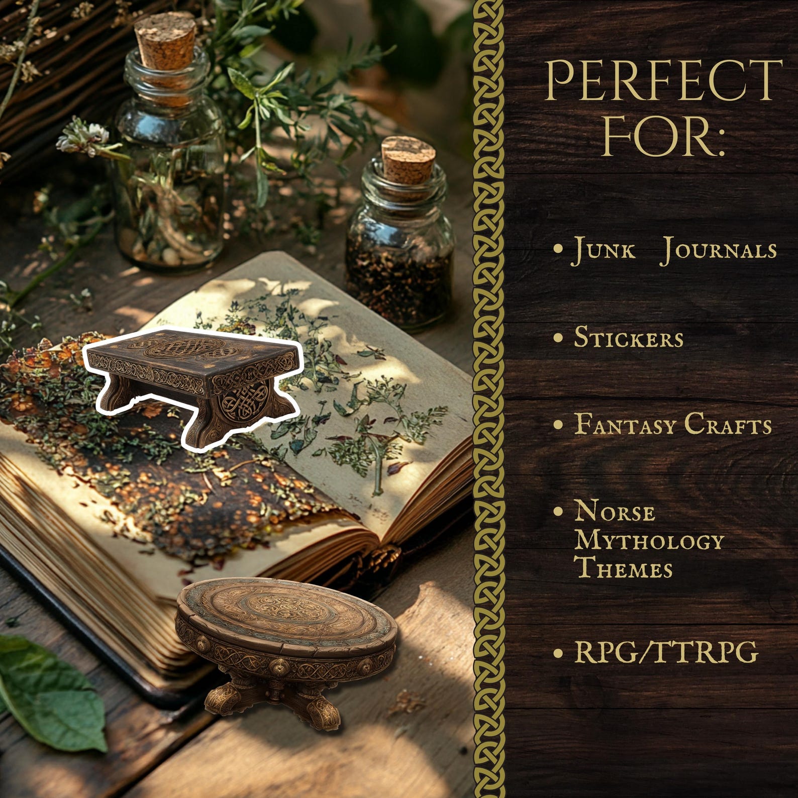 Viking Table Clipart, Norse Furniture Png, Fantasy Tavern Decor, Rpg ...