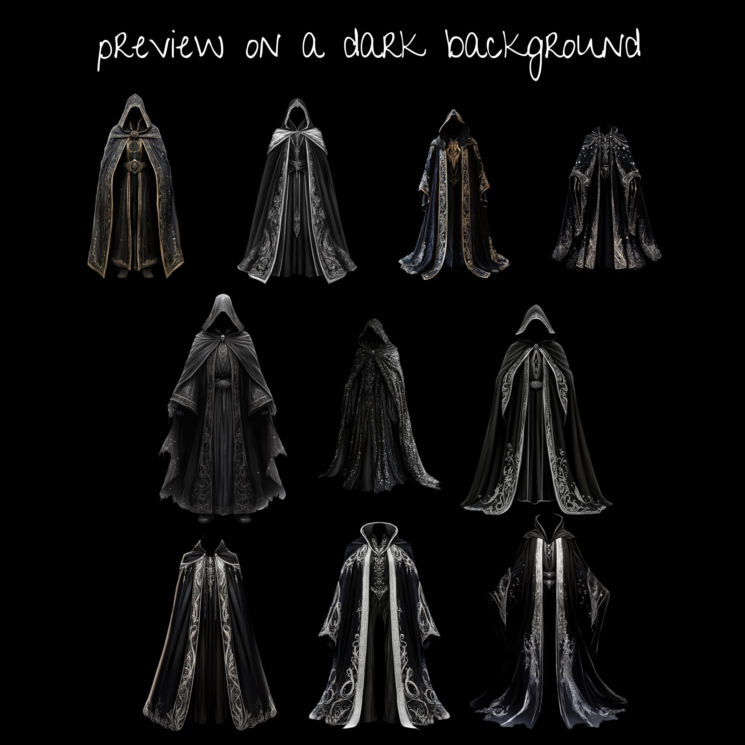 Wizard Robe Clipart: Fantasy RPG Clip Art (commercial Use) Fan37 - Etsy