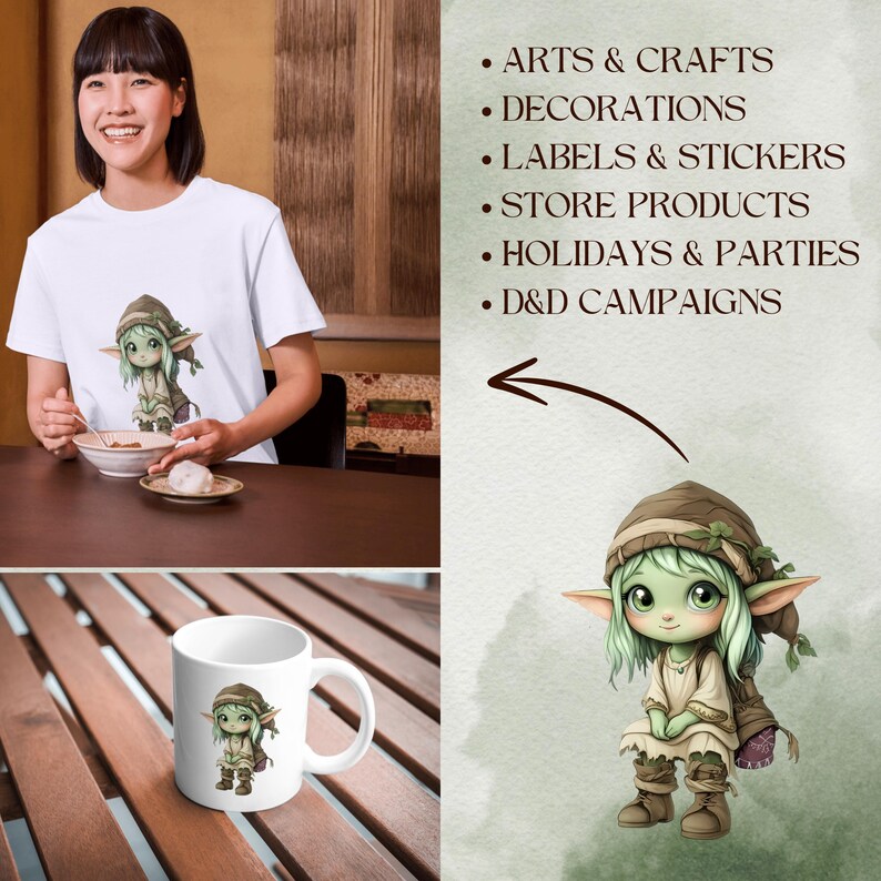 Goblins Clipart Pack, Fantasy Medieval Rpg, Cute Gremlins, Halloween ...