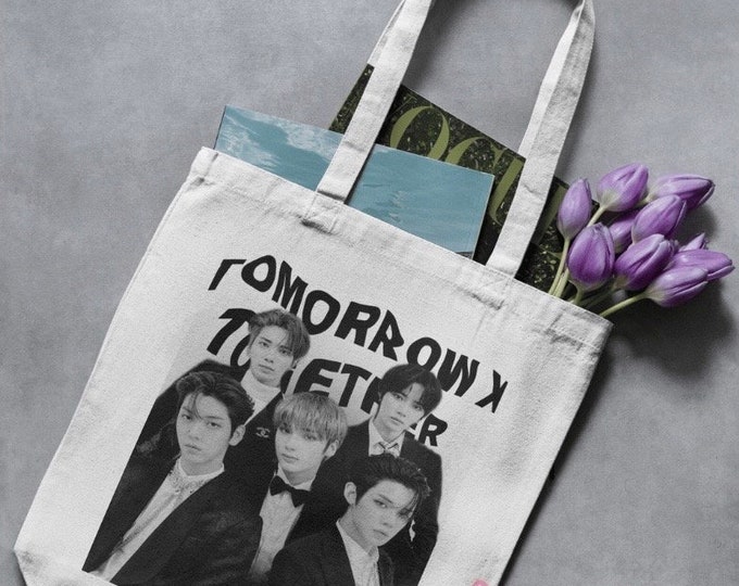 TXT Tote Bag Inspired, Tomorrow X Together Album, MOA Kpop Gift, Eco ...