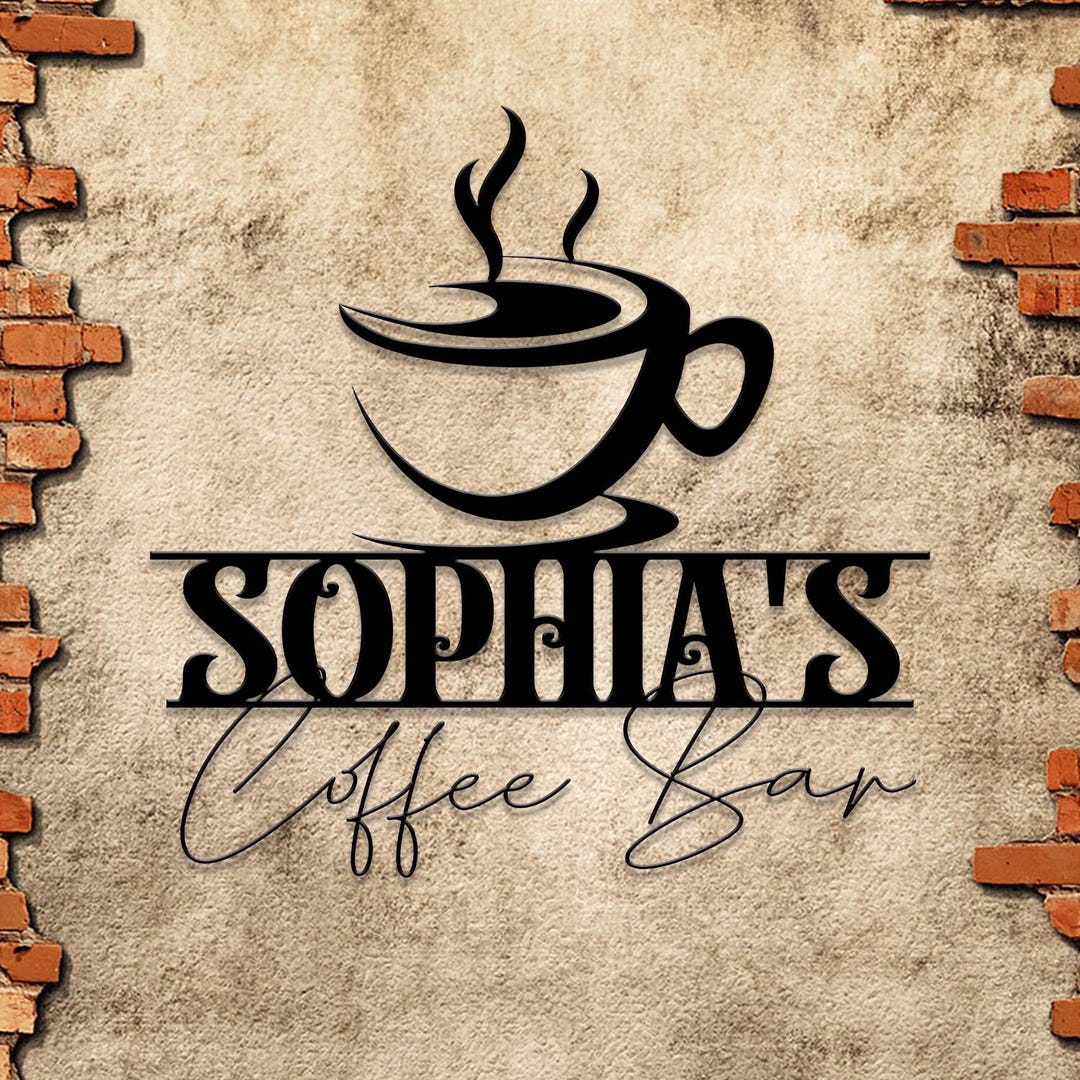 LED Coffee Sign - Custom Café Wall Art. Perfect for Coffee Lovers ...
