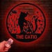 Custom the Catio Metal Sign With Led Lights, Personalized Floral Cat ...
