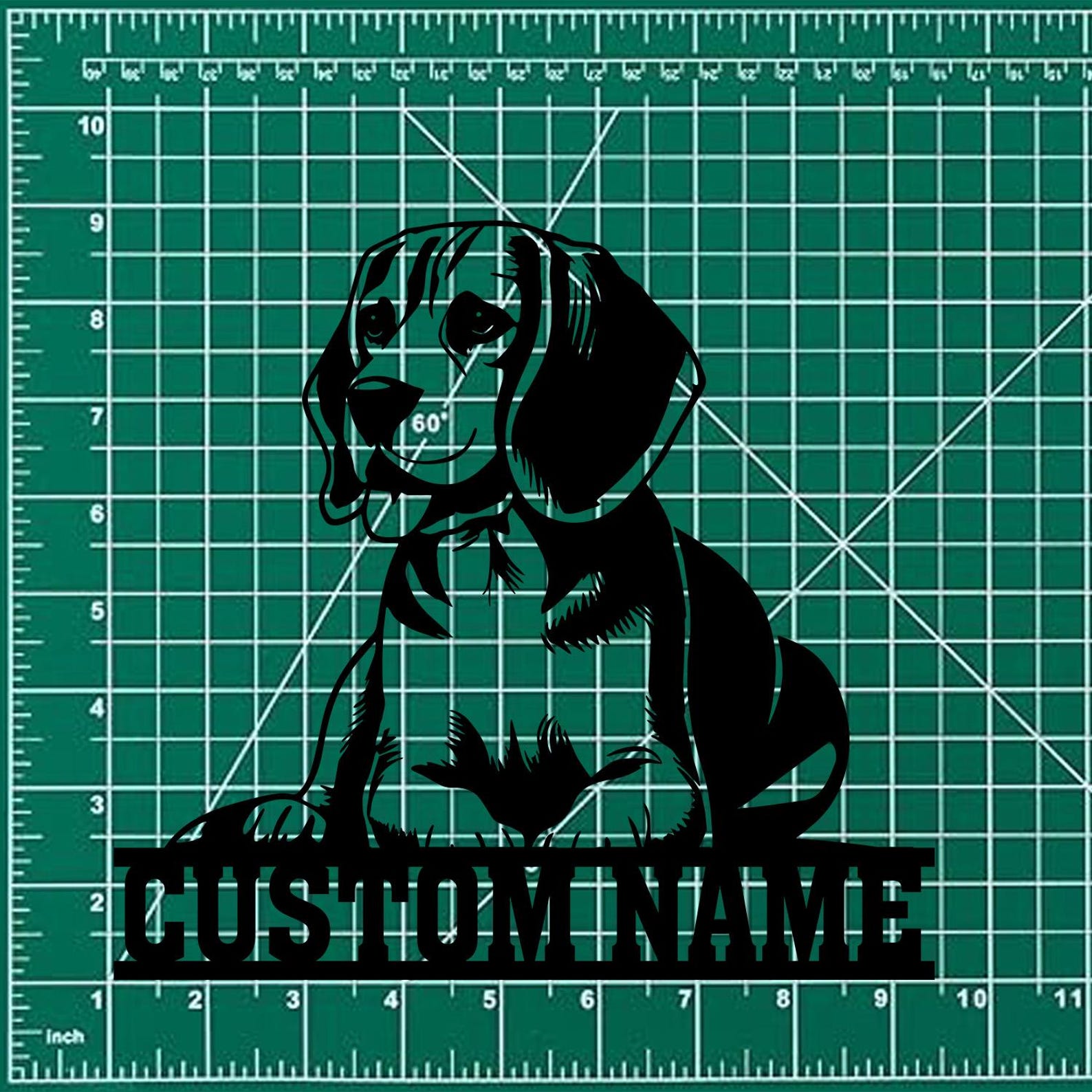 Personalized Metal Beagle Sign With LED Lights. Perfect for Dog Lovers ...