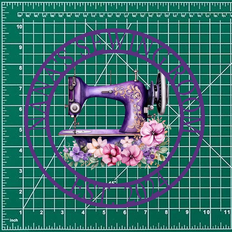 Custom Purple Sewing Machine Sign: Personalized Quilting Sign for ...