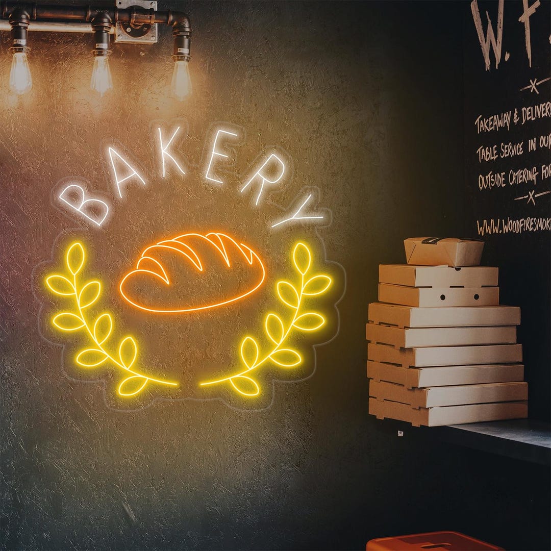 Bakery Neon Sign, Bakery Led Lights, Bakery Neon Lights, Custom Neon ...