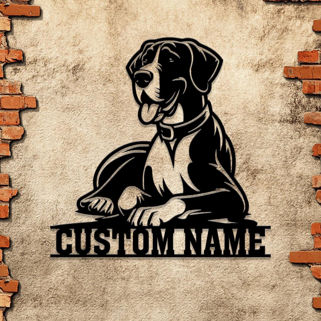 Personalized Metal Great Dane Sign With LED Lights. Perfect for Dog ...