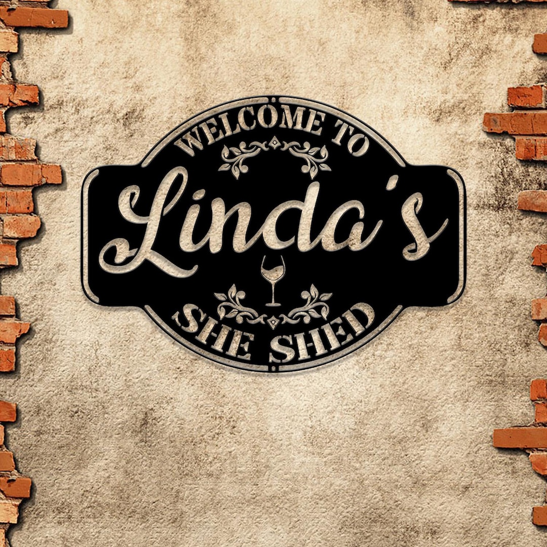 Custom She Shed Sign: the Perfect Gift for Your Wife! Ideal for Craft ...