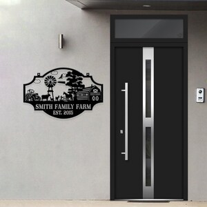 Custom Your Metal Farm Sign, Design Your Own Farm Sign, Farmhouse Metal ...