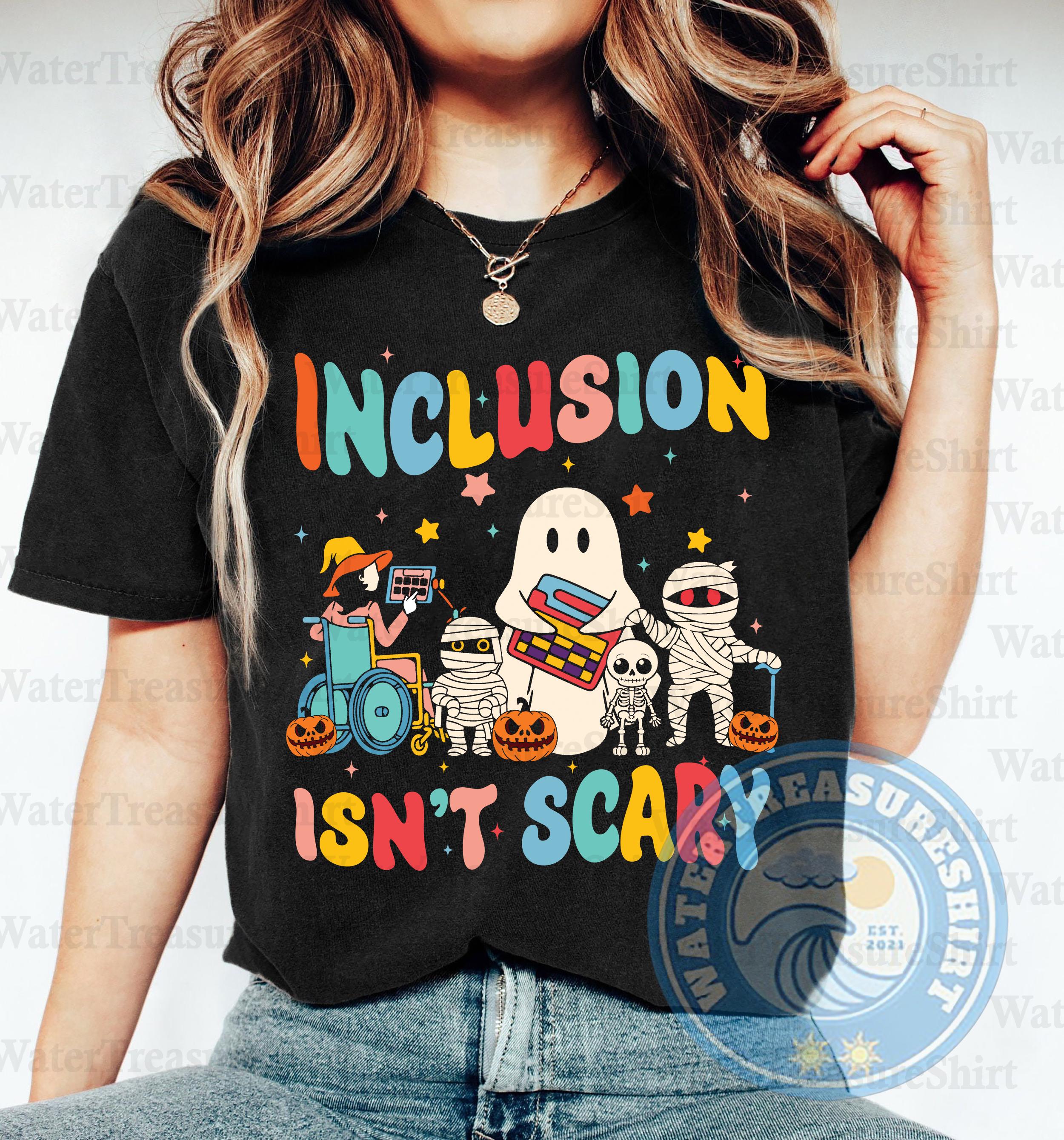 Inclusion Isn't Scary Png, SLP Halloween Png, Sped Teacher Png,skeleton ...