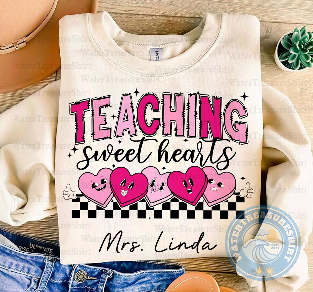 Custom Teacher Valentine Png, Teacher Heart Pencil Png, Valentine Day ...