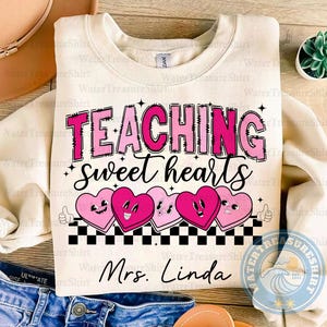 Custom Teacher Valentine Png, Teacher Heart Pencil Png, Valentine Day ...
