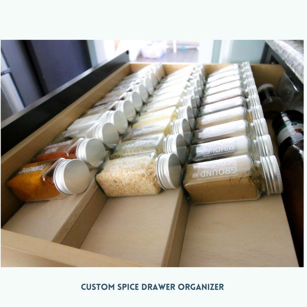 Spice Drawer Organizer - Etsy
