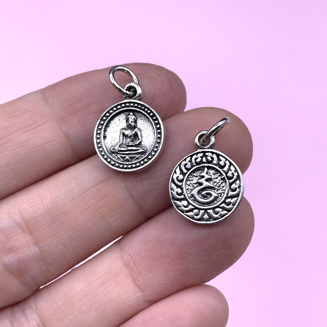 Buddha Amulet, Silver Buddha Pendant, Coin Necklace, Thai Royal ...