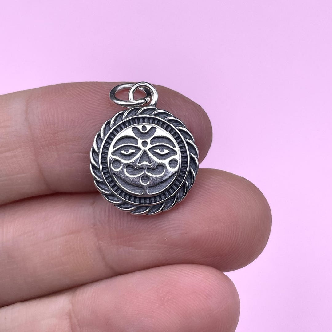 Sun Pendant, Sun in Splendour, Sun of May, Silver Sun Necklace, Sun ...