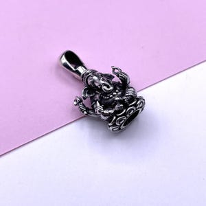 Sterling Silver Ganesh Pendant: Hindu God Necklace - Etsy