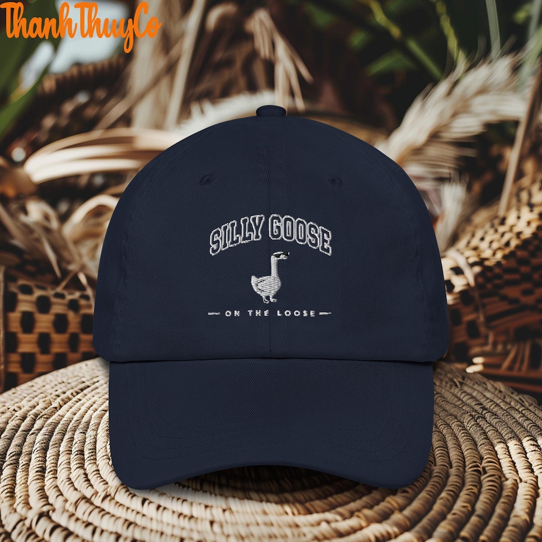 Funny Silly Goose on the Loose Hat, Today I'm a Serious Goose Hat ...