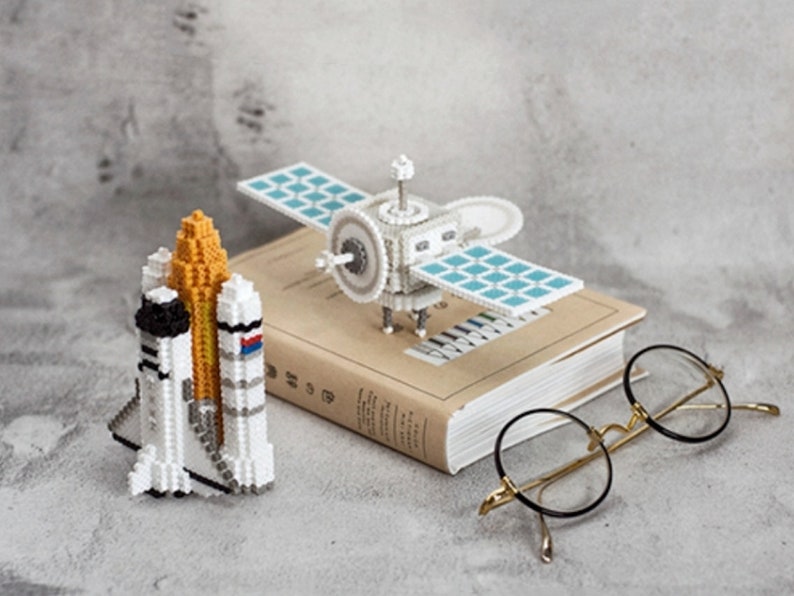 Digital Download Space Set 3D Perler Bead Pattern Astronaut Planet ...