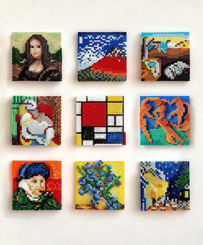 Digital Download Set of 18 High Definition 3D Perler Bead Pattern ...