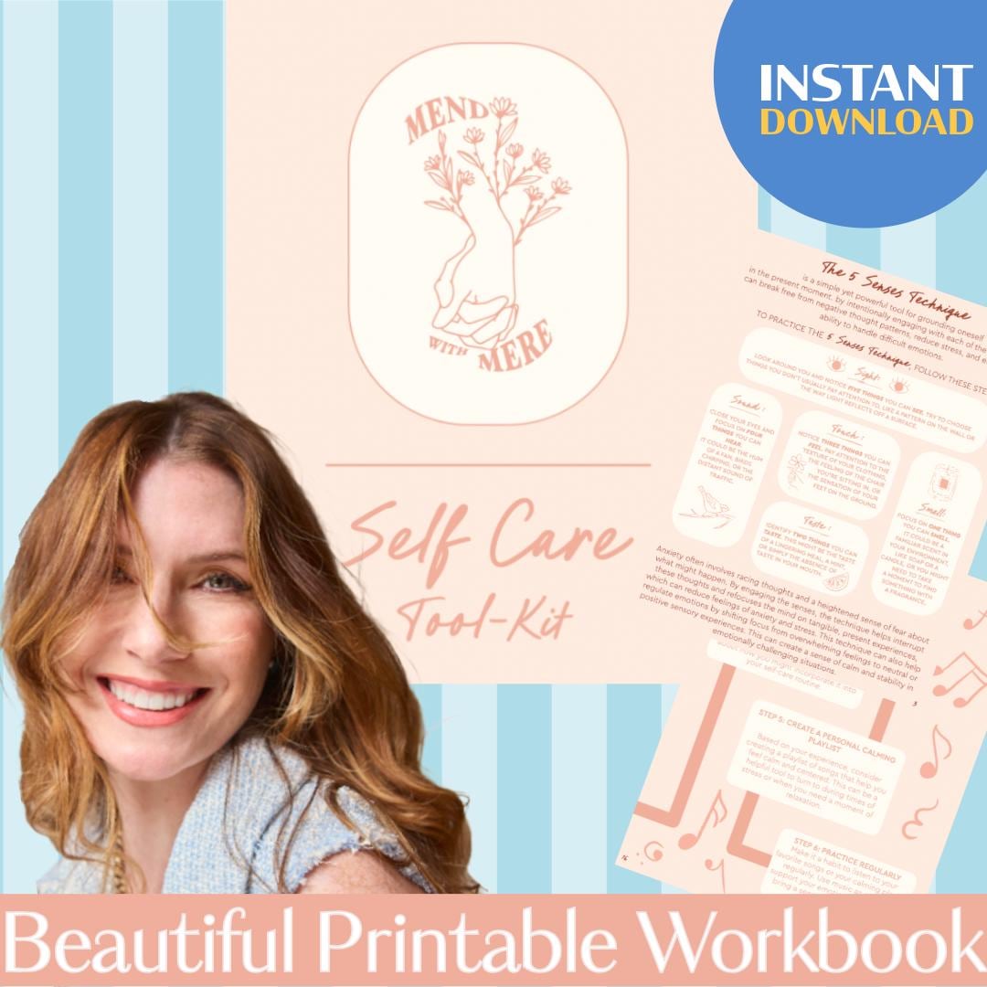 Self-care Toolkit, Workbook, Therapy Tool, Mental Health, Self-love, Therapy Worksheets, Mend ...