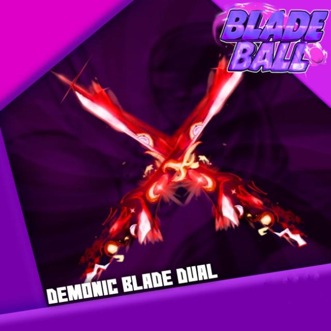 Blade Ball Angel Demonic Blade Dual - Etsy