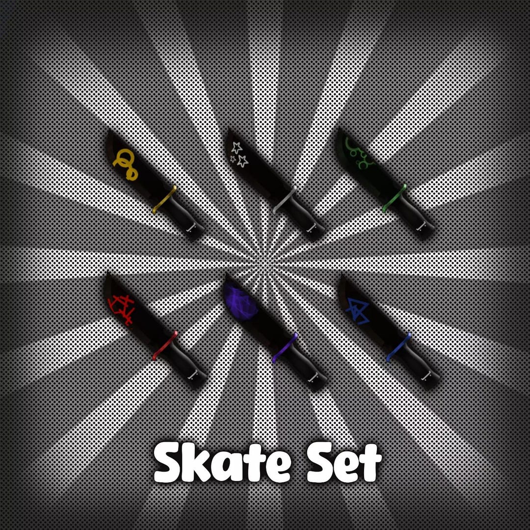 Murder Mistery 2 Skate Collectible Set - Etsy