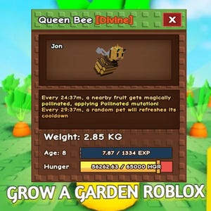 Grow A Garden Queen Bee Pet - Etsy