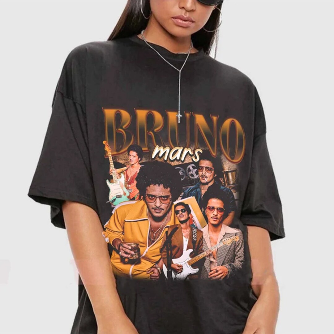 Vintage Bruno Mars 90s Shirt Bruno Mars Bootleg Tee Retro - Etsy