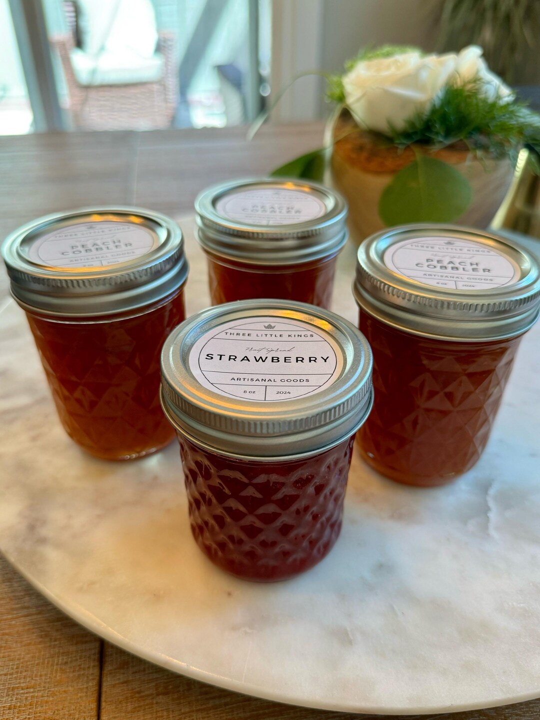 Homemade Strawberry Jam Fruit Spread - Etsy