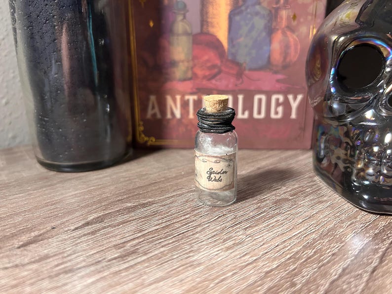 Spider Webs Mini Potion Bottle - Etsy