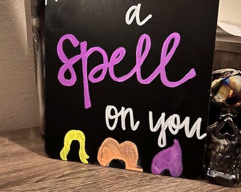 Hocus Pocus Chalkboard Printable I Put a Spell on You Halloween Hocu ...